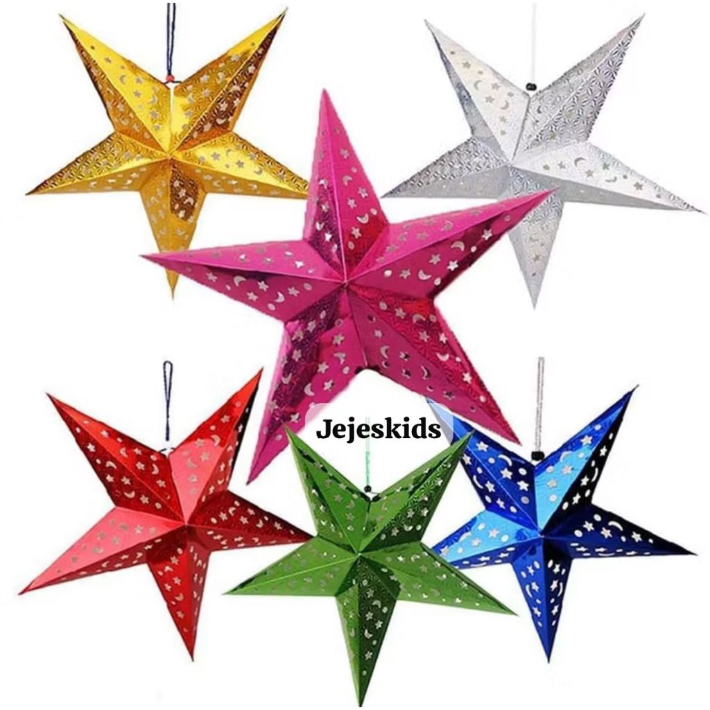 Jual Lampion Bintang Gantung Dekorasi untuk Natal Christmas, Ukuran ...
