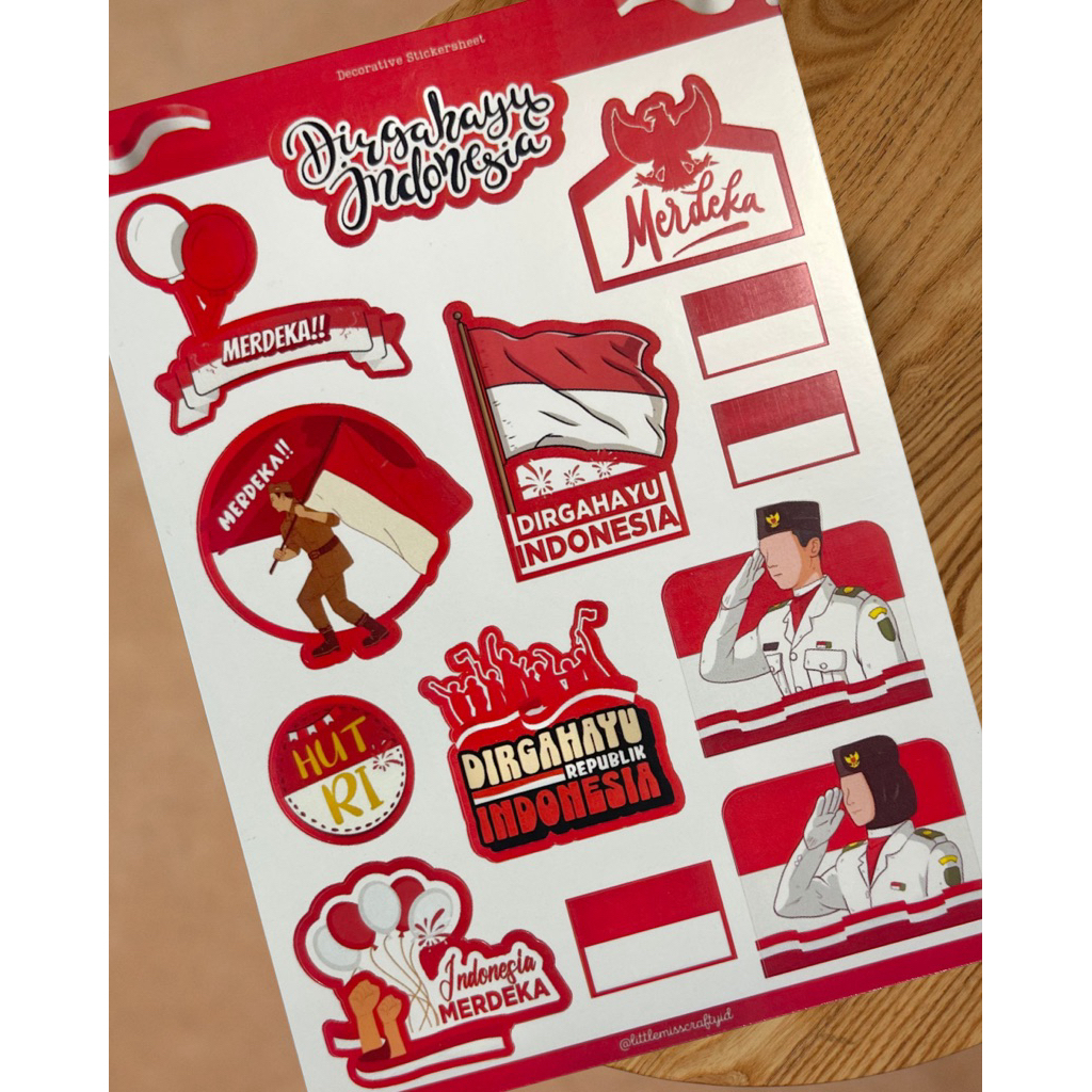 Jual Stiker paskibra kemerdekaan Indonesia upacara lomba 17an vynil ...