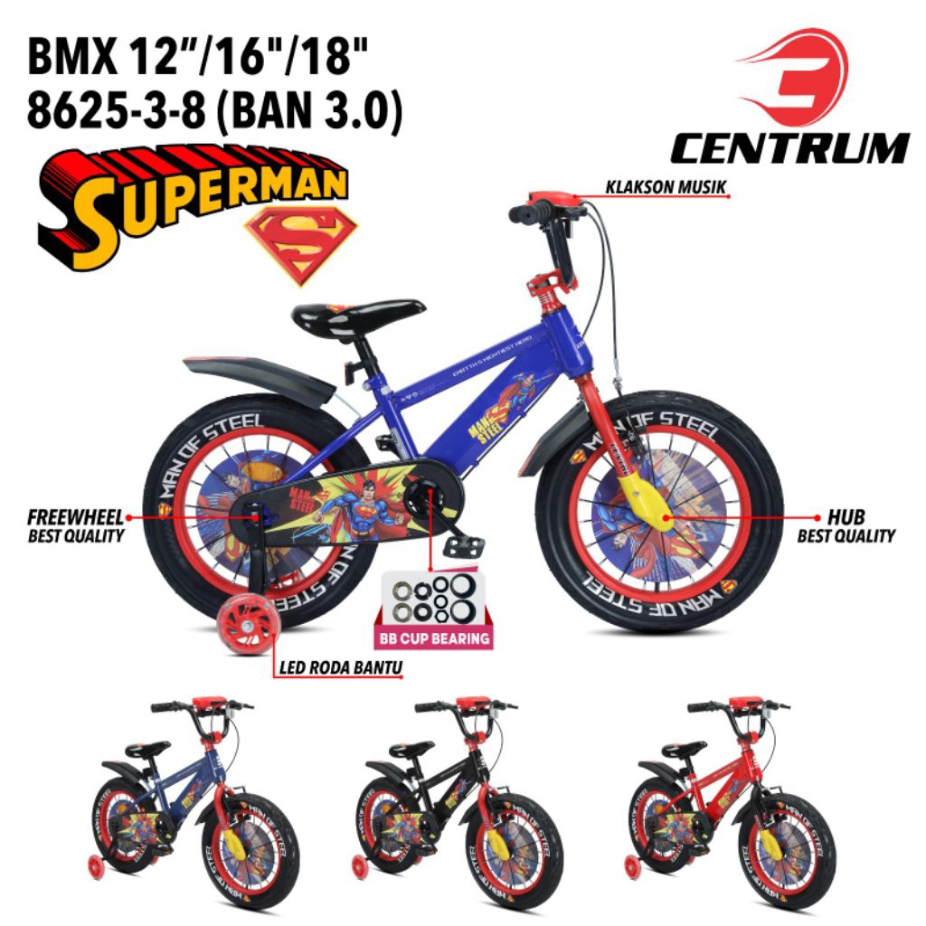 Jual SEPEDA ANAK BMX COWO 12 / 16 / 18 INCH NEW PHOENIX NP 2208 AT ...