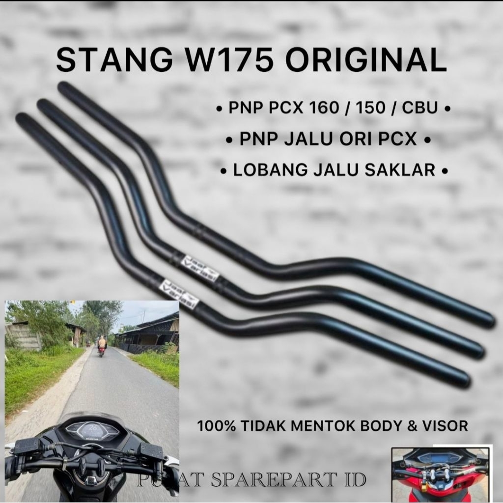 Jual Stang Pcx W175 Pnp Jalu Ori Dan Lobang Holder | Shopee Indonesia