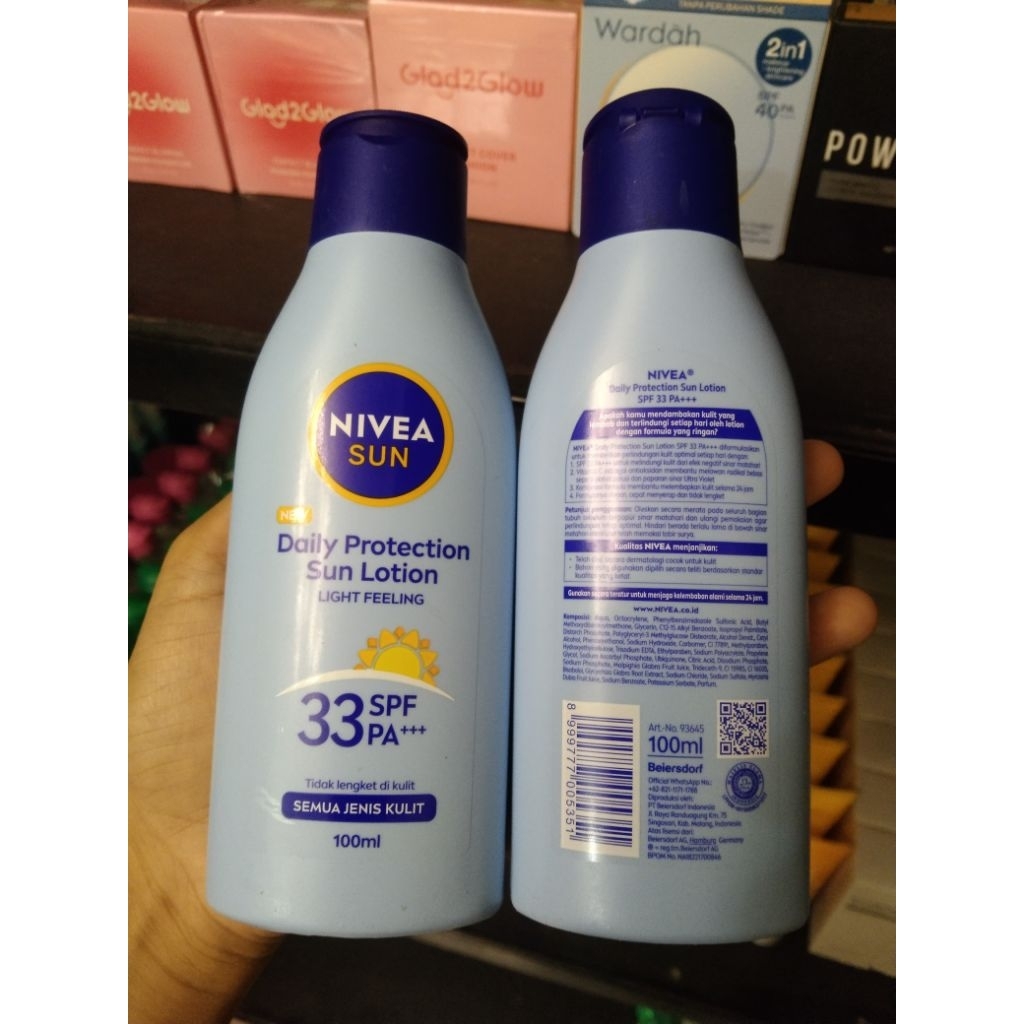 Jual Handbody Nivea Sun 33 SPF PA+++ 100ml Exp 2027 | Shopee Indonesia