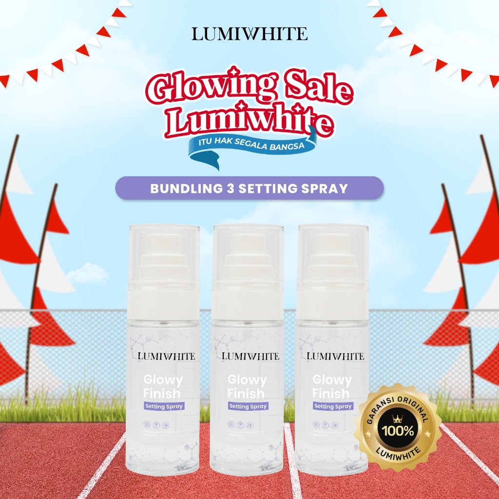 Jual LUMIWHITE - BUNDLING 3 PCS Glowy Finish Setting Spray | Shopee ...
