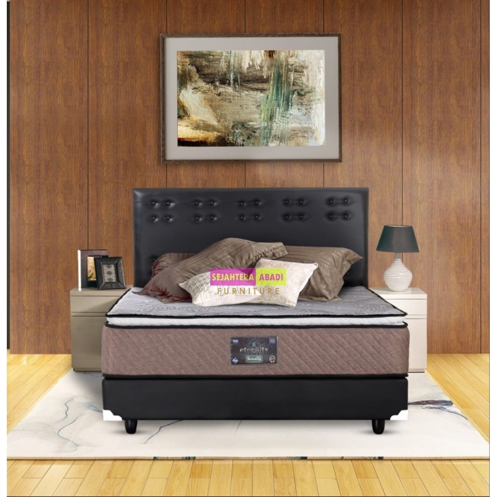 Jual Elite Springbed Eternity Pillow Top plush top Serenity Matras ...