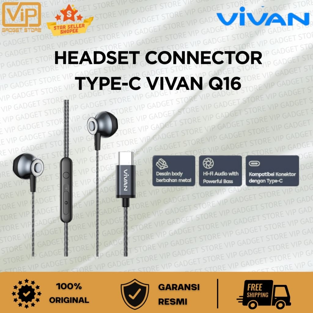 Jual Headset Half Ear Kabel Stereo Powerfull Bass Connector Type-C ...