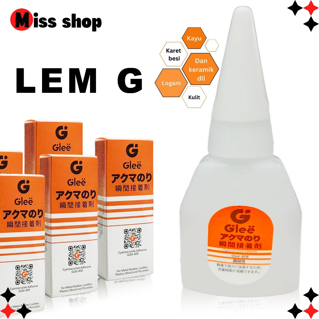 Jual (MS) Lem G Korea Lem Power Glue Lem Korea Original Lem Besi Lem ...