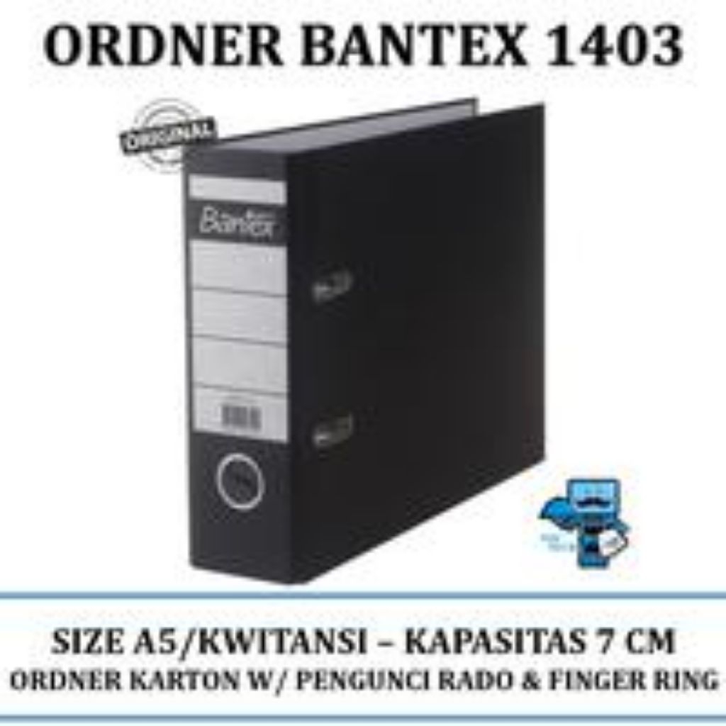 Jual Odner Bantex 1403 A5 Economic Hitam ( kwitansi) 7cm (12pcs ...