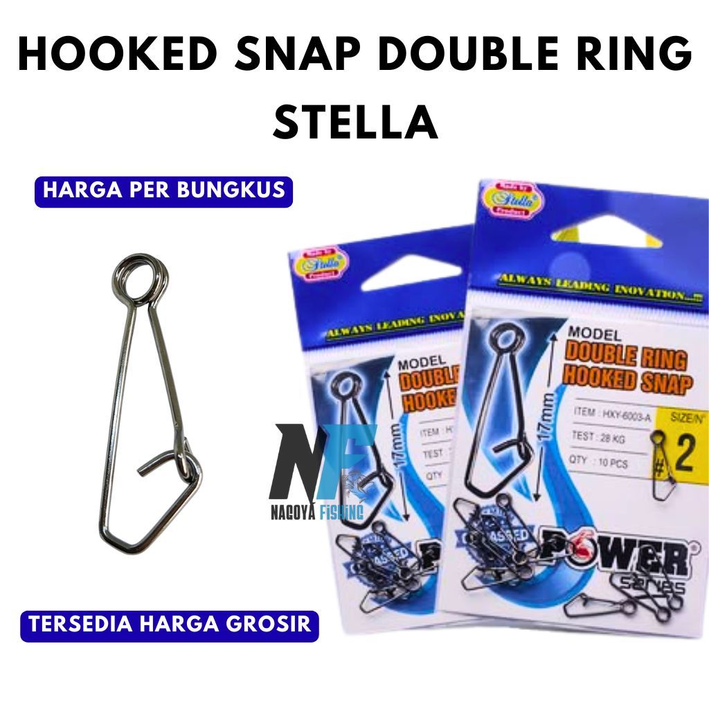 Jual Hooked Snap Double Ring Stella Peniti Pancing | Shopee Indonesia