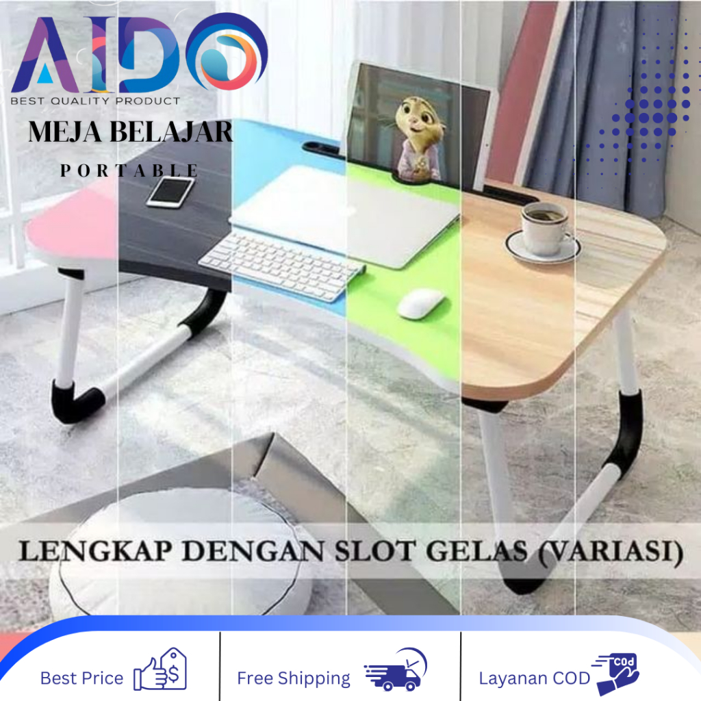 Jual Meja Laptop uk besar - MEJA LIPAT / MEJA PORTABLE SERBAGUNA 10087 ...