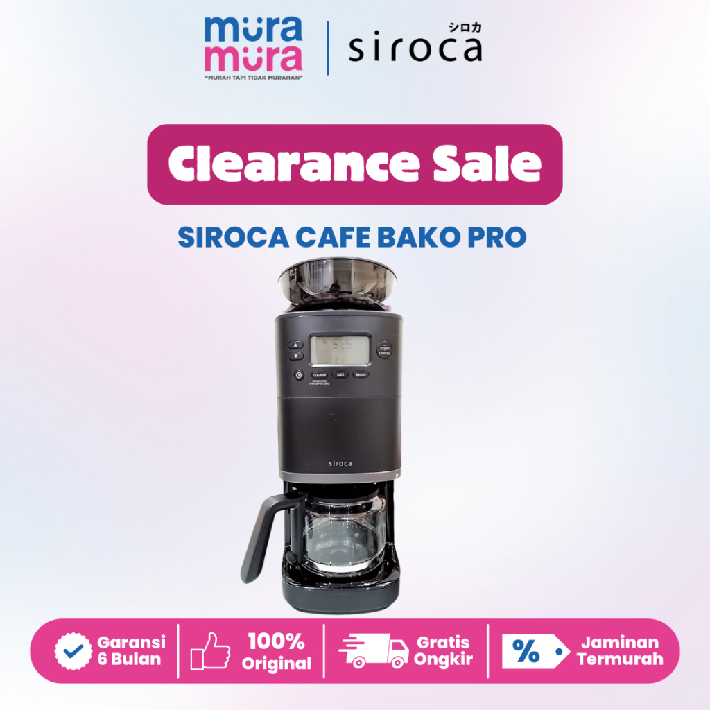 Jual Clearance Sale Siroca Cafe Bako Pro Fully Automatic Coffee Maker - Mesin Kopi Otomatis ...