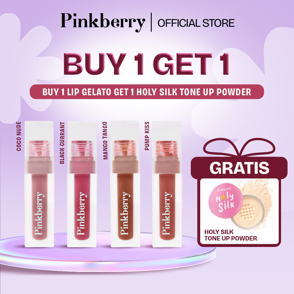 Jual [BUY 1 GET 1 GIFT] PINKBERRY Lip Gelato 4.2ml - Long Lasting ...