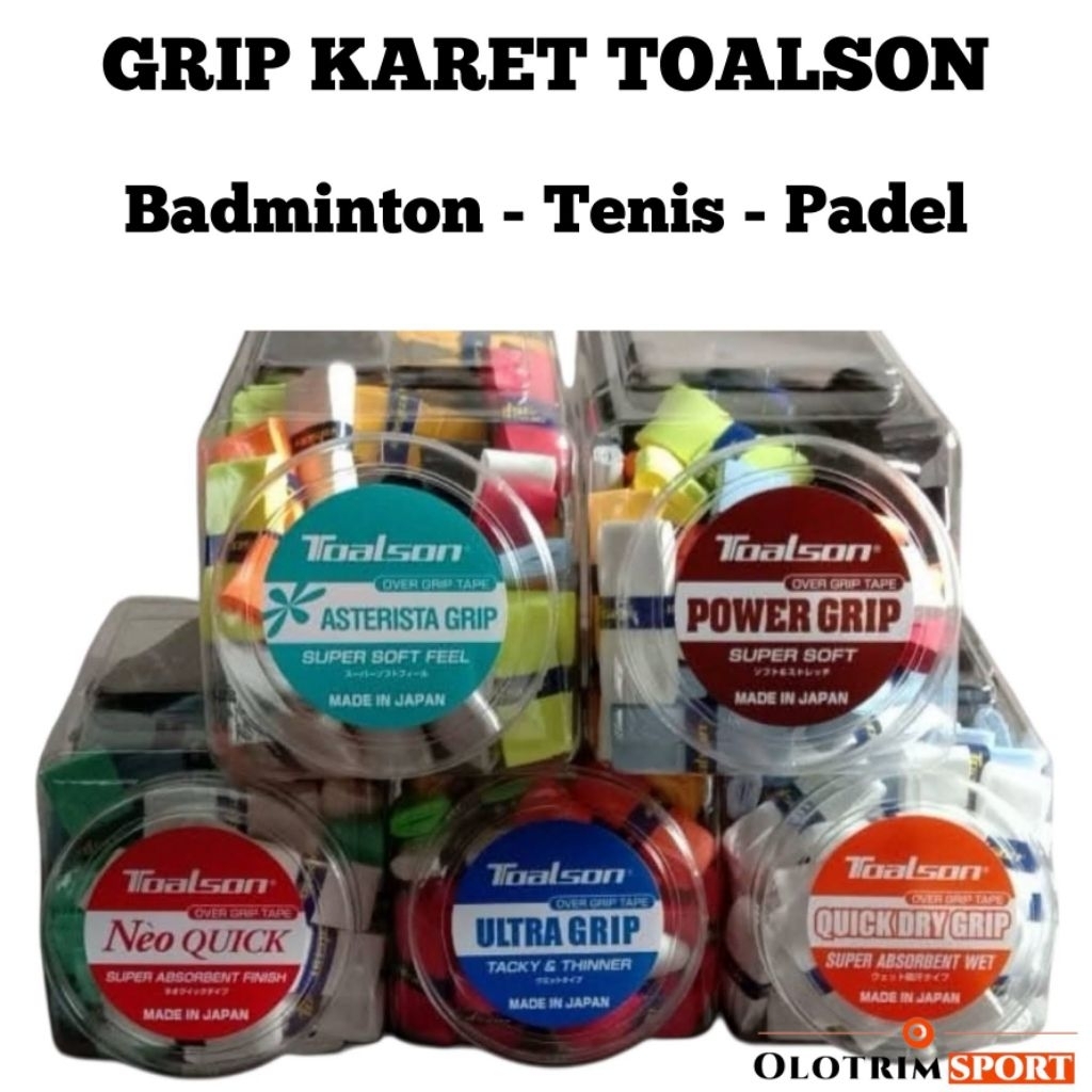 Jual GRIP KARET TOALSON ASTERISTA POWER ULTRA NEO QUCIK DRY Badminton ...