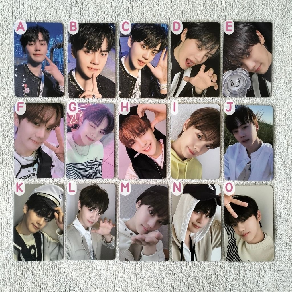 Jual Ready stock photocard pc official zb1 zerobaseone gyuvin everline ...