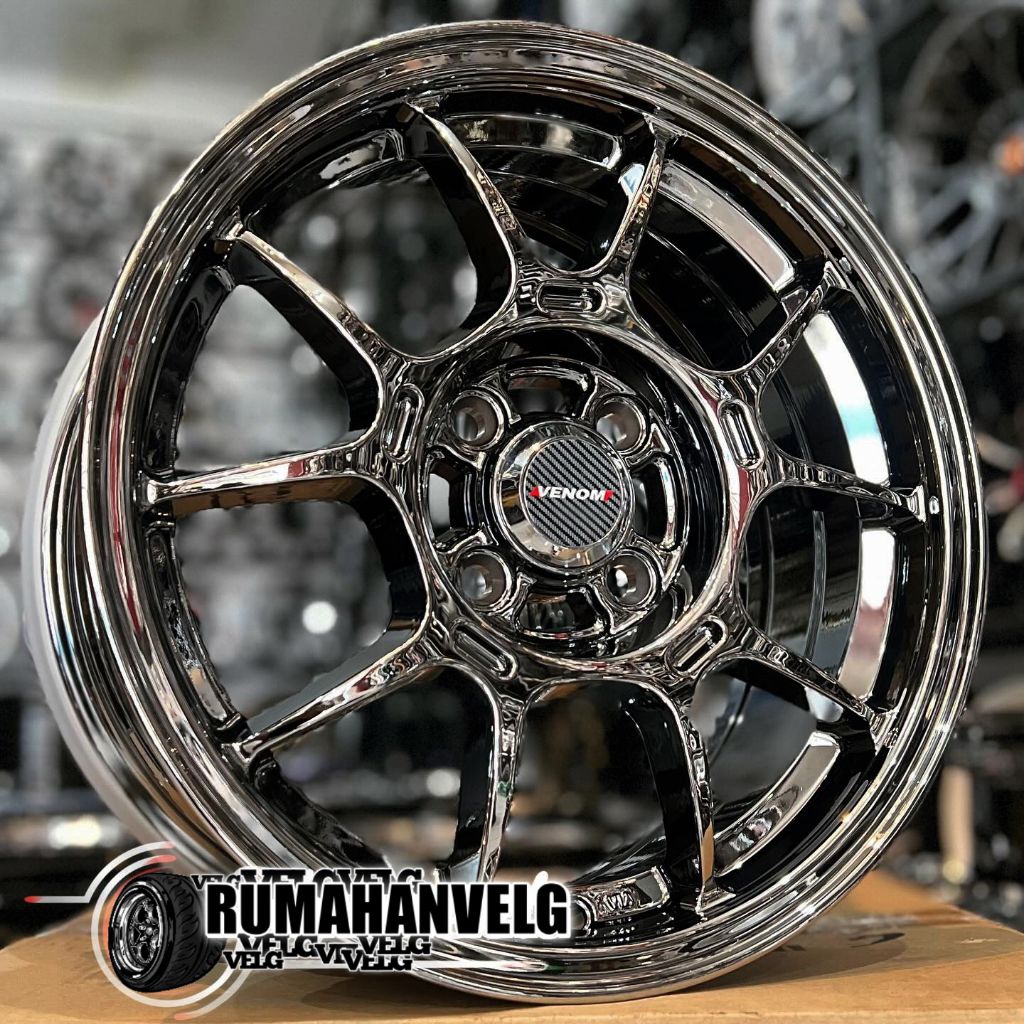 Jual velg racing VENOM FLOW FORMING R15 LEBAR 6,5 ET 42 velg racing ...