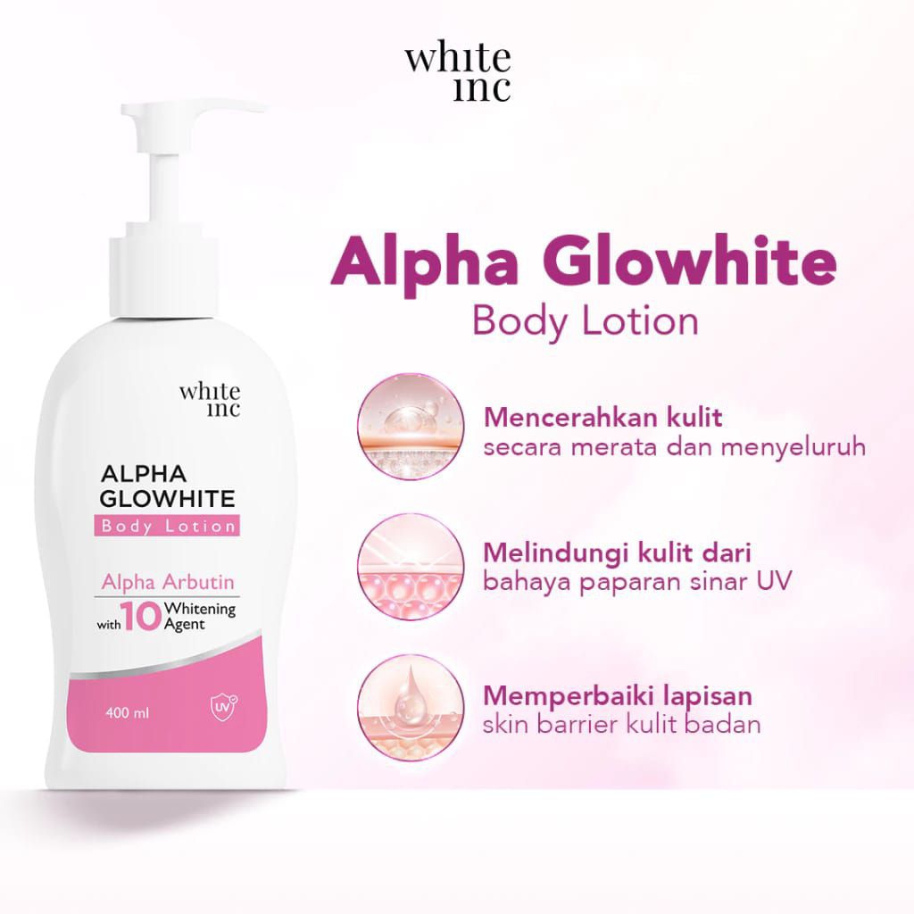 Jual [400 ml] WHITE INC ALPHA ARBUTIN COLLAGEN BODY LOTION ORIGINAL 100 ...