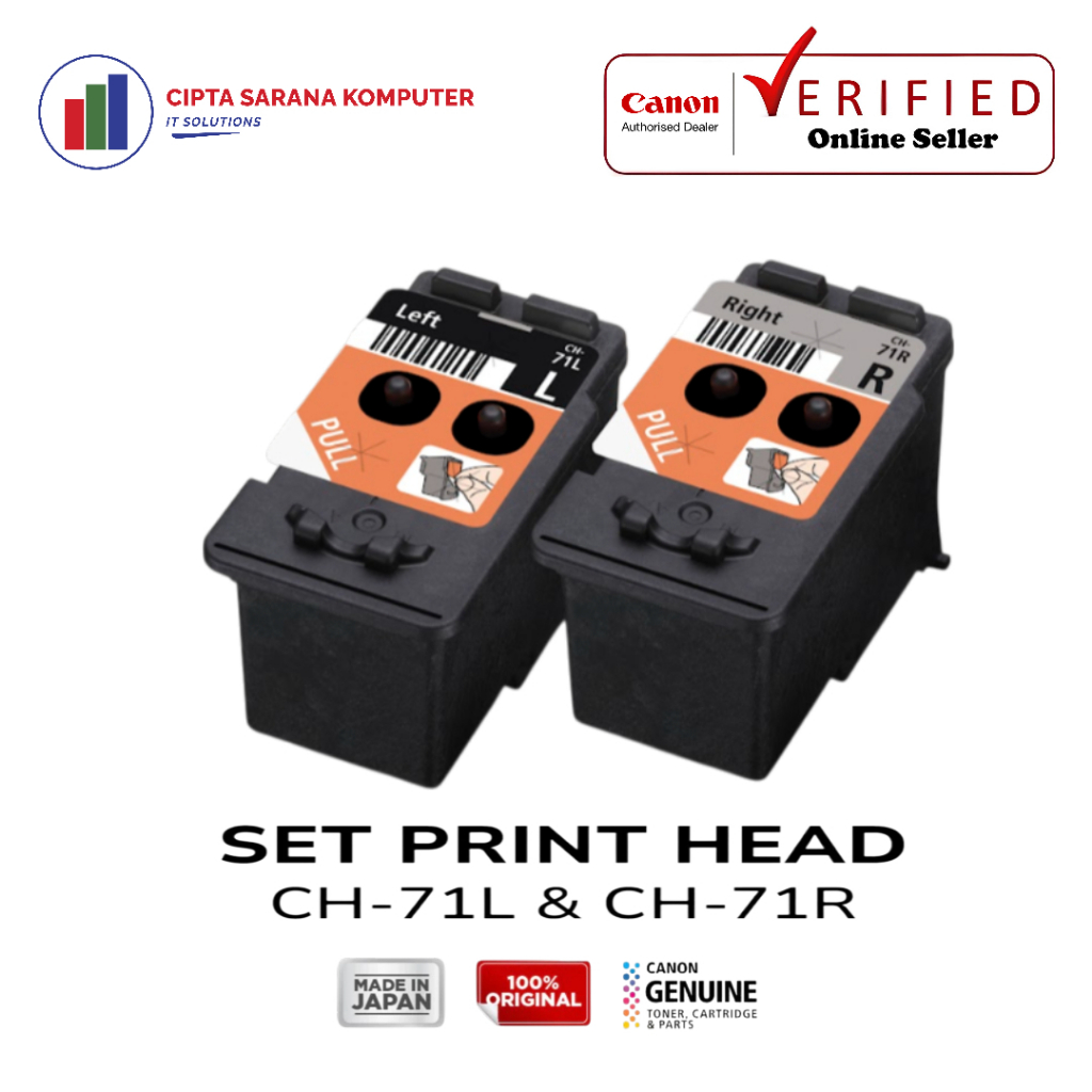 Jual Print Head Original Canon CH71L Left - CH71R Right - Print Head ...