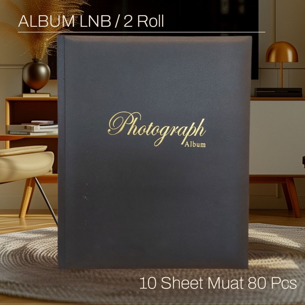 Jual ALBUM FOTO LNB PHOTOGRAPH MAGNETIK HARD COVER Muat 80 Pcs 4R ...