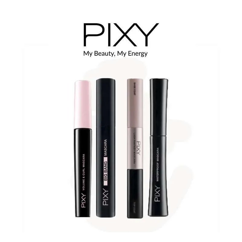 Jual pixy mascara/ pixy volume curl & waterpoof mascara | Shopee Indonesia