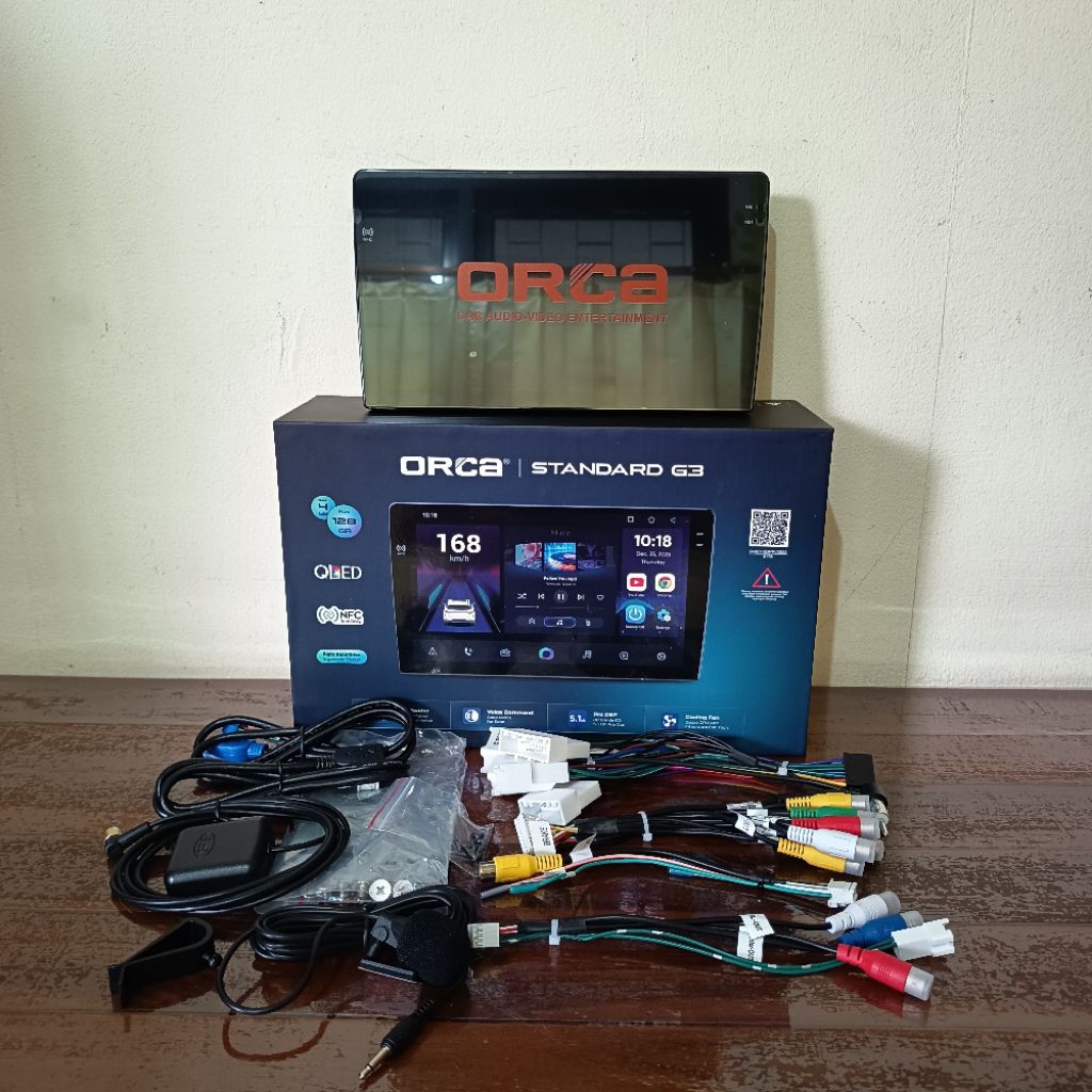 Jual Head unit Android Orca Standard G3 NFC ADR-9988 ram 4/128GB voice ...