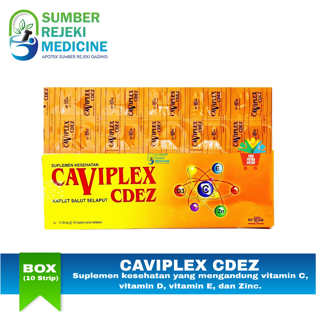 Jual Caviplex Cdez (BOX 100 Kaplet) | Shopee Indonesia