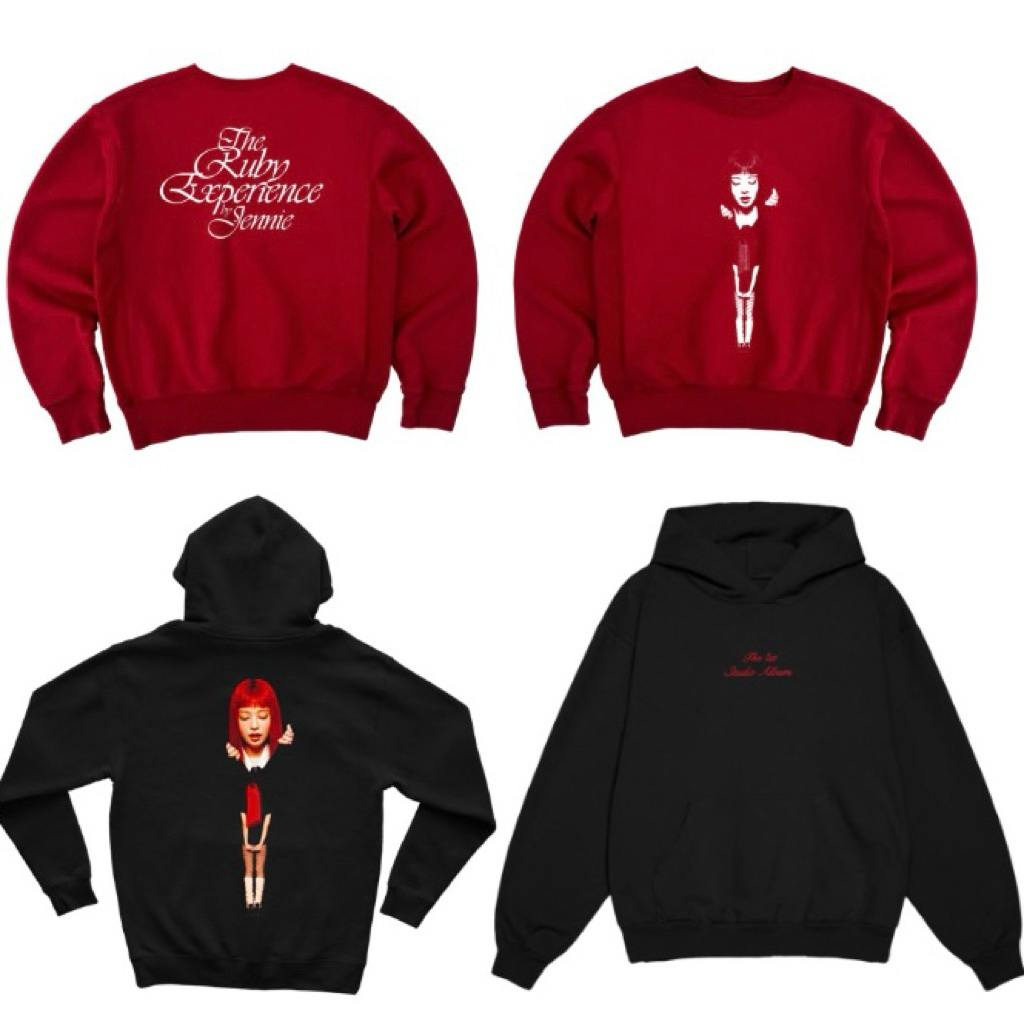 Jual JENNIE Ruby Album Hoodie The Ruby Experience Crewneck Sweatshirt | Shopee Indonesia