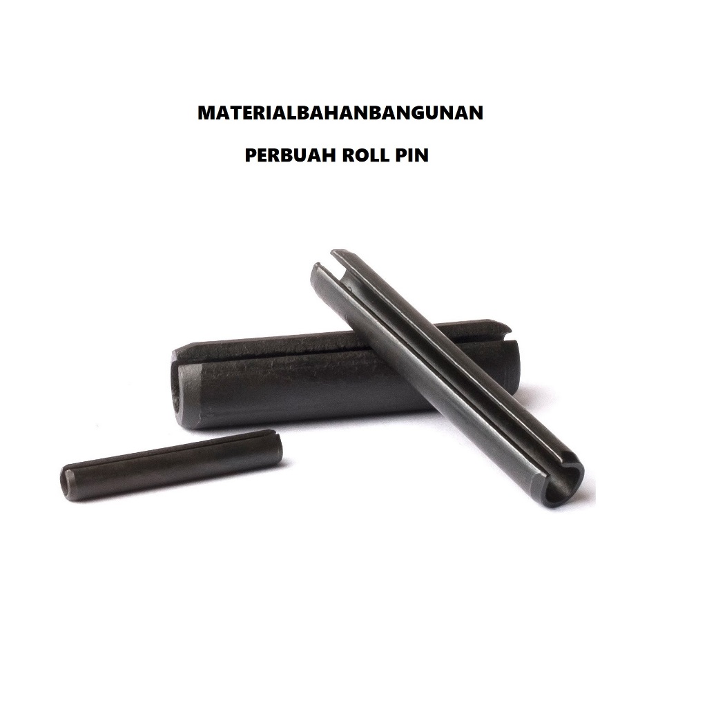 Jual Dowel Pin Baut Belah 8 mm Pin C Roll Pin Baut Spring Rol Pen Baja ...