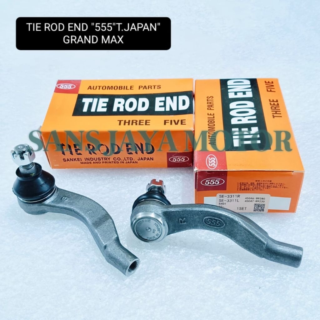 Jual Tie Rod End / Tie Rod Granmax Gran Max Grandmax 1set 555 Japan ...