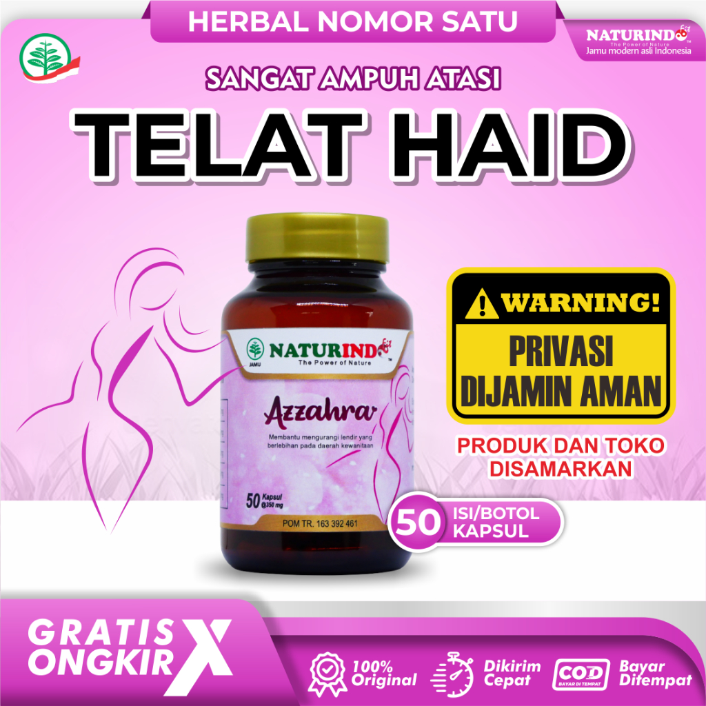 Jual OBAT HERBAL KEWANITAAN TELAT HAID NYERI DATANG BULAN PELANCAR ...