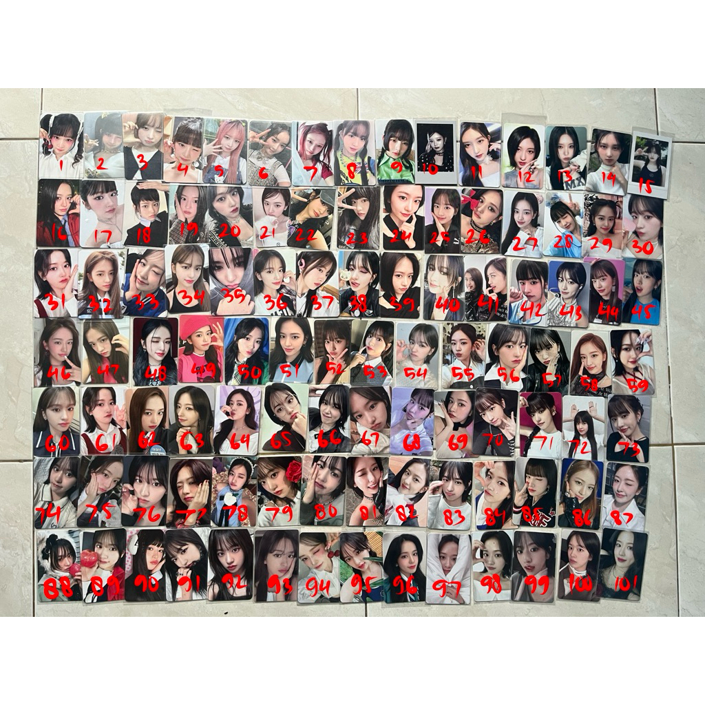 Jual [Baca Deskripsi] ive official poca photocard unnie line gaeul yujin rei benefit eleven iam ...