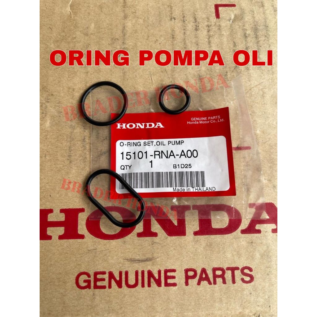 Jual O RING SET POMPA OLI FLUID SEAL PUMP OIL CIVIC FD1 FD4 FB1 FB3 FC1 ...