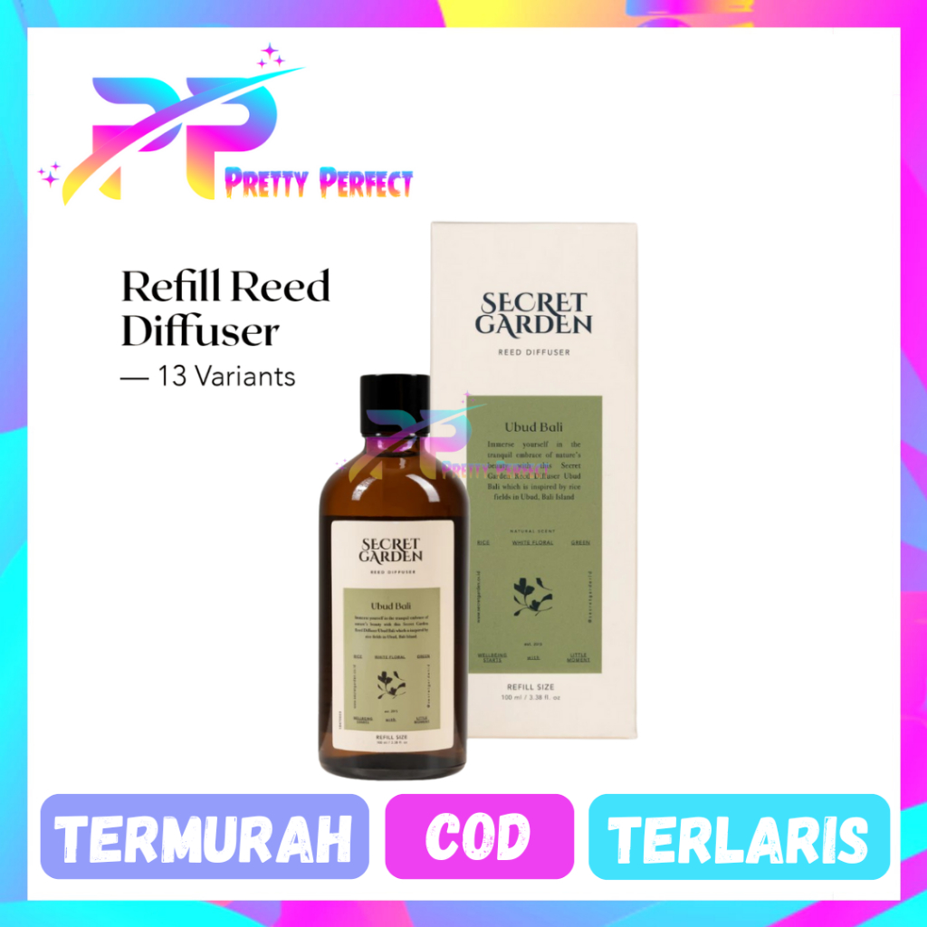 Jual Secret Garden Reed Diffuser (REFILL) | Shopee Indonesia
