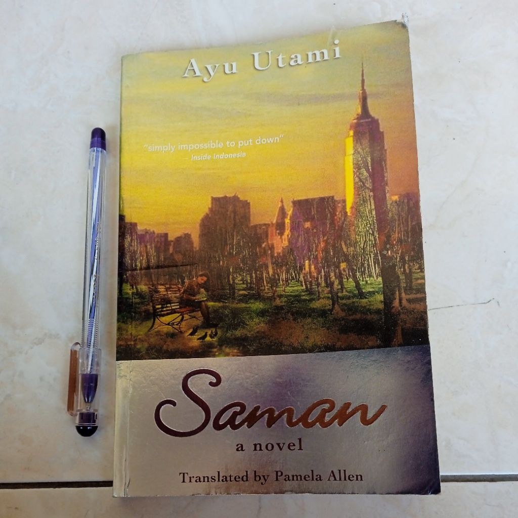 Jual Buku Saman a novel by Ayu Utami | Shopee Indonesia