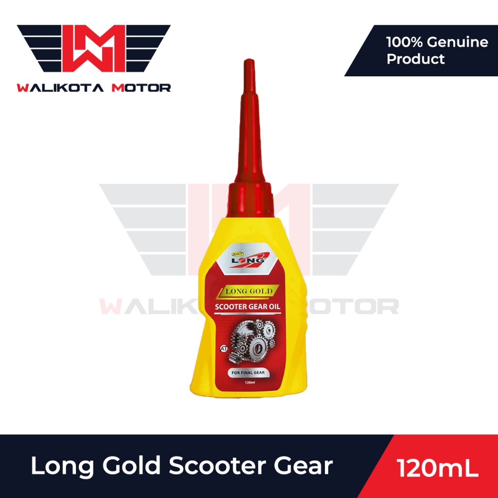 Jual Long Scooter Gear Oil GOLD 120ml Oli Gardan Matik Motor Vario Beat ...