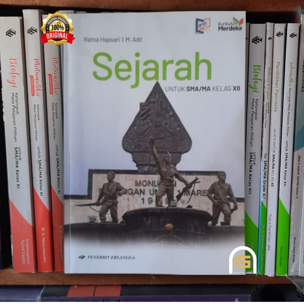 Jual Buku Sejarah Untuk SMA/MA Kelas 12 Kurikulum Merdeka by Ratna H. Penerbit Erlangga | Shopee ...