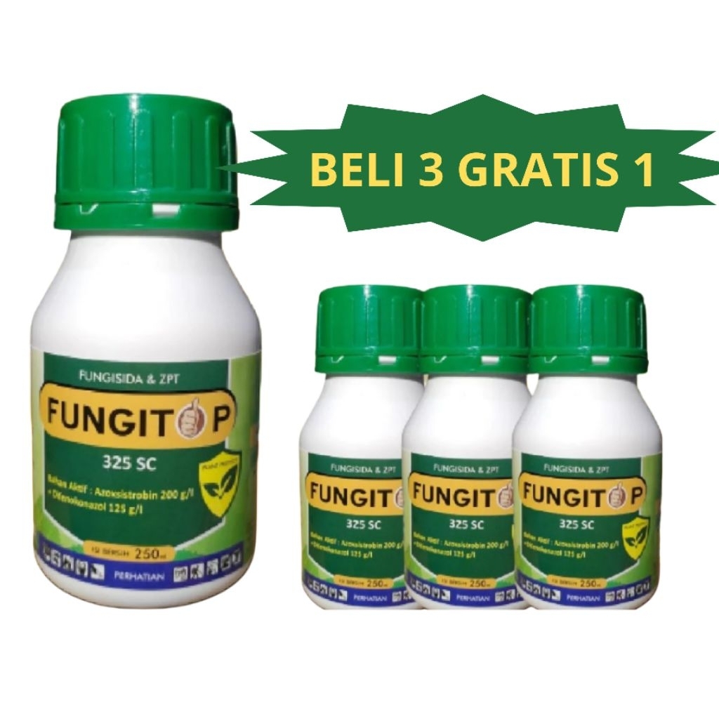 Jual Fungsida FUNGITOP 325 sc bahan aktif azoksisitrobin dan ...