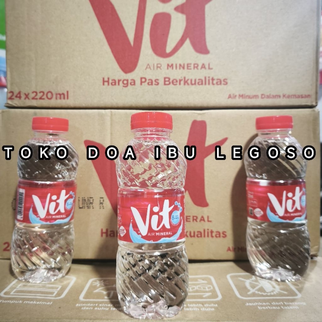 Jual VIT BOTOL 220ML x 24 (khusus instan)/ VIT BOTOL MINI / VIT BOTOL ...
