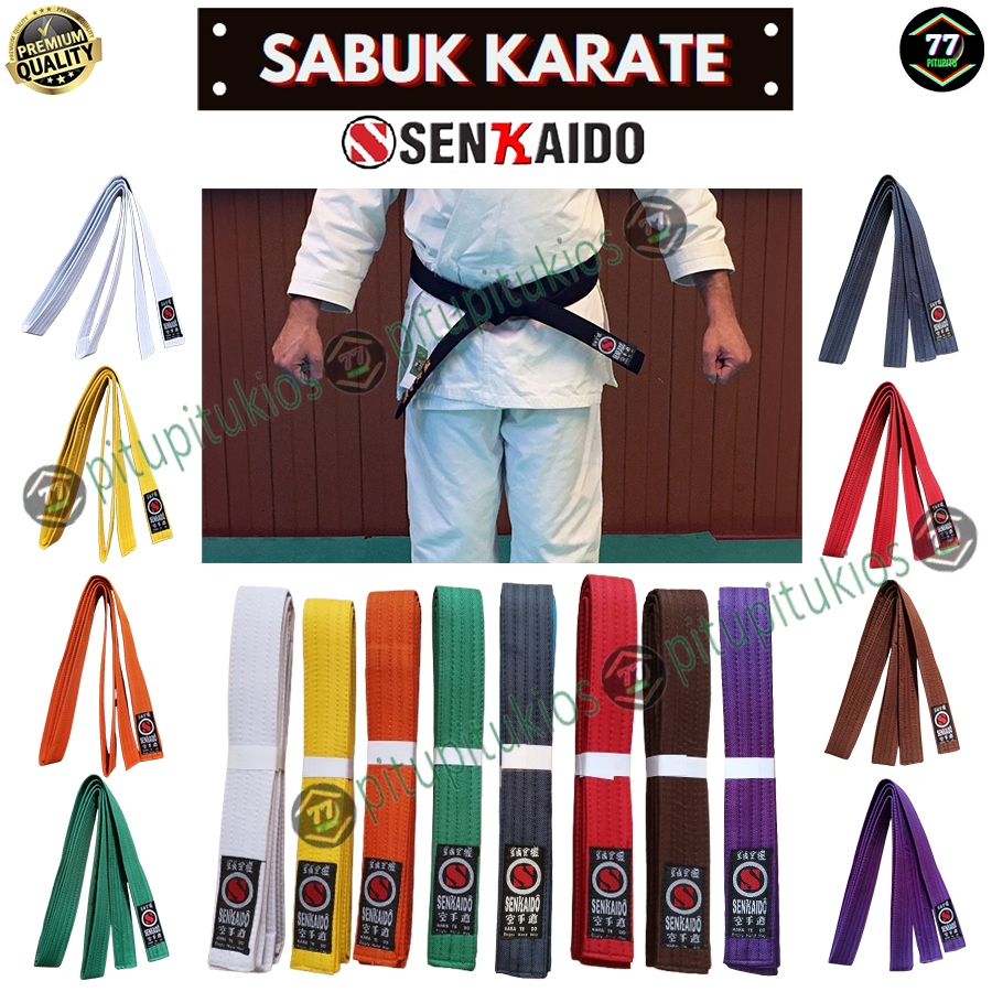 Jual Senkaido Sabuk Warna Karate Gi Do Tegi Pemula Basic Anak Remaja ...