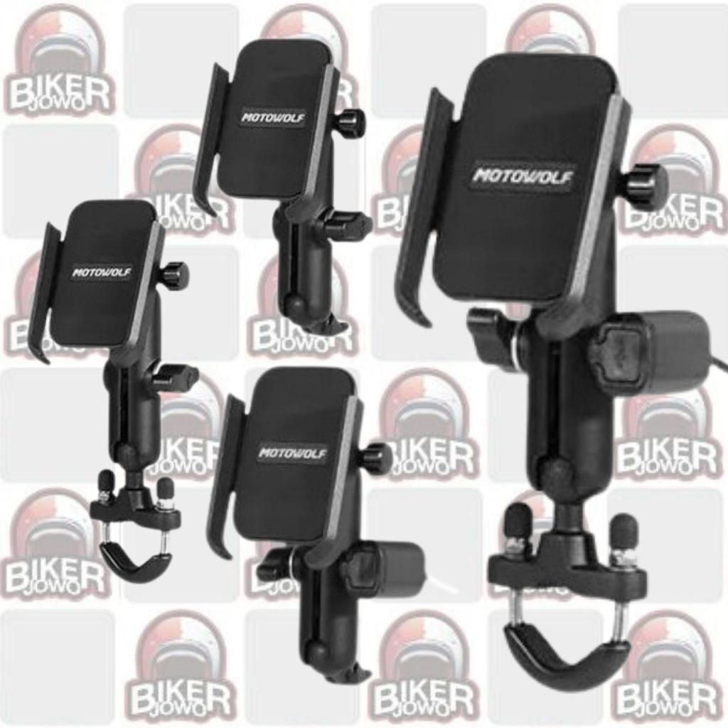 Jual Phone Holder Motowolf 2821 - 2821B USB - Wifi Charging Motorcycle ...