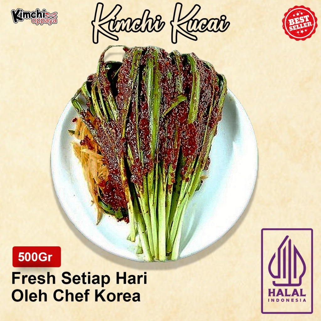 Jual Kimchi Kucai Korea 500gr – Fresh, Halal, Rasa Asli Korea | Shopee ...