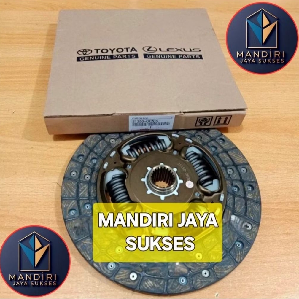 Jual CLUTCH DISC / KAMPAS KOPLING ASLI TOYOTA HILUX FORTUNER 2.5cc ...