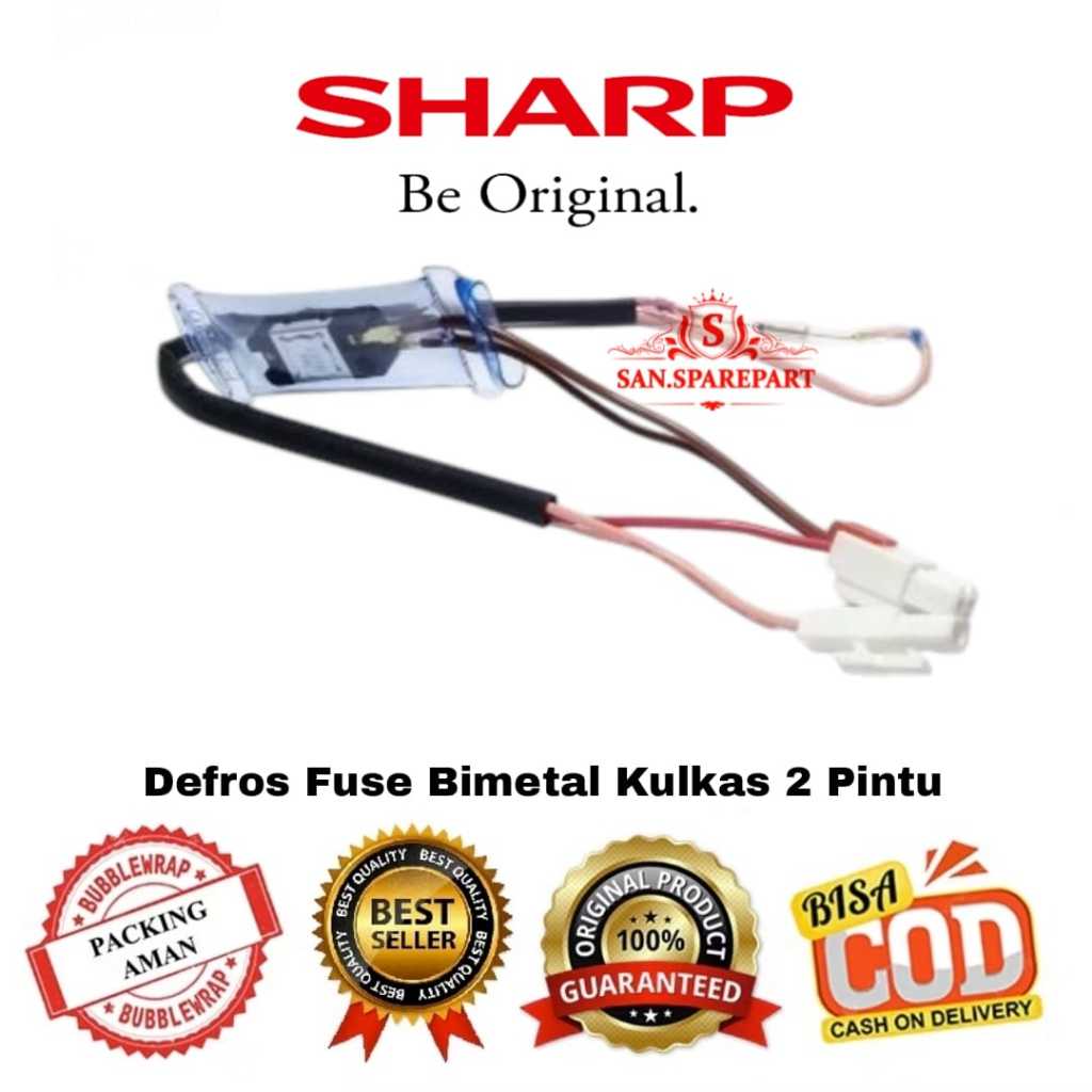 Jual DEFROS FUSE BIMETAL KULKAS 2 PINTU SHARP | Shopee Indonesia