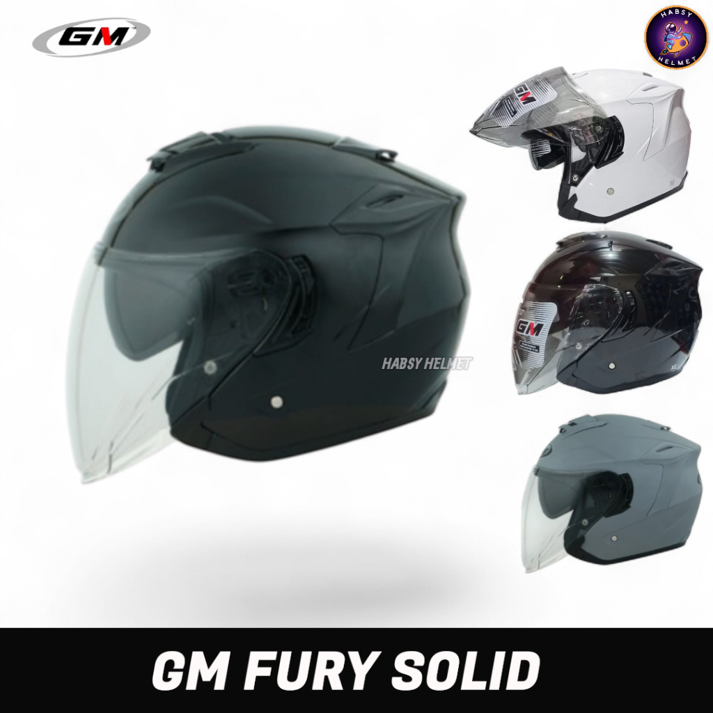Jual Helm GM Fury Double Visor | GM Furry Original | Shopee Indonesia