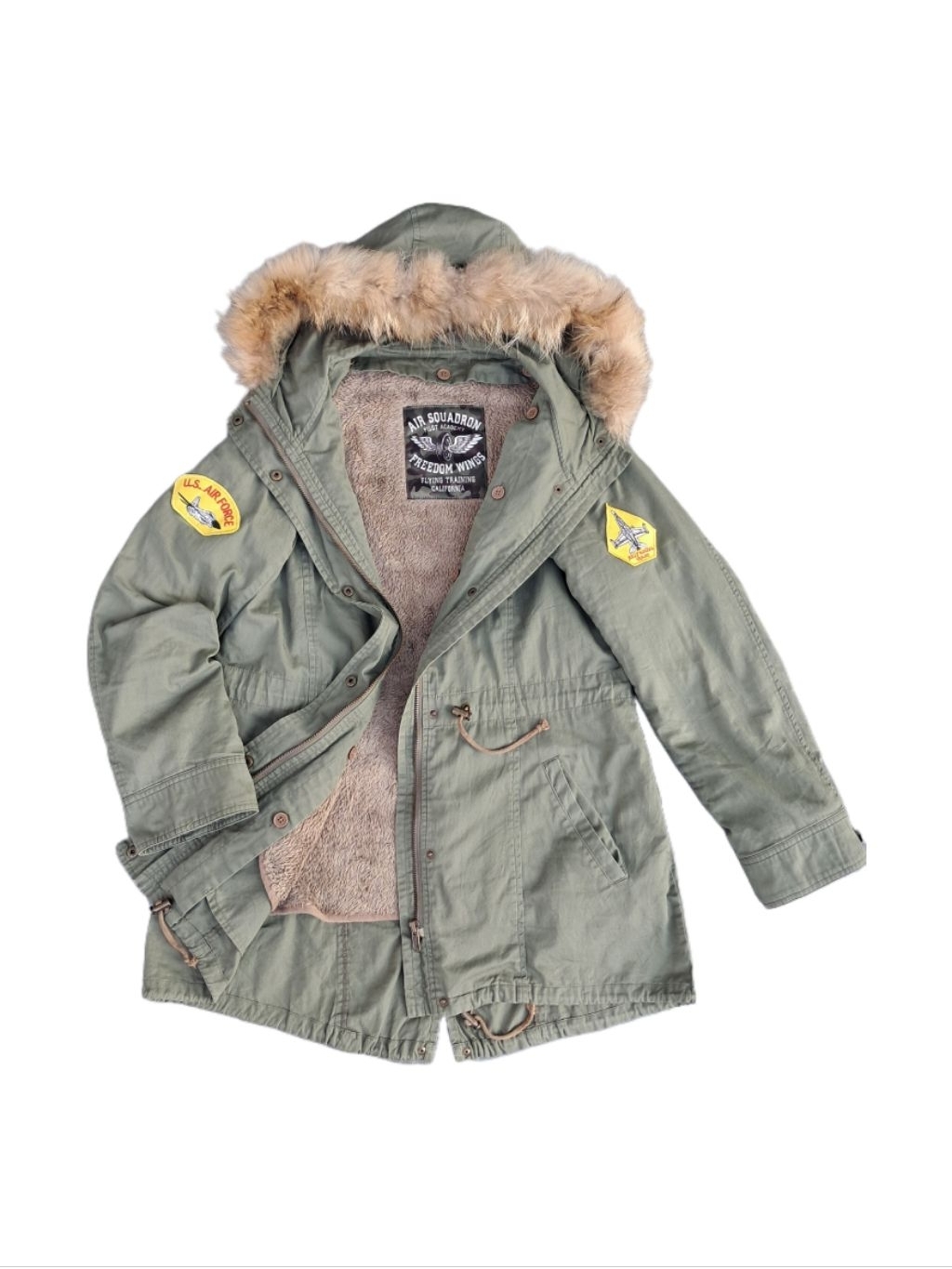 Jual jacket repro military M65 army air force squadron us army | Shopee ...