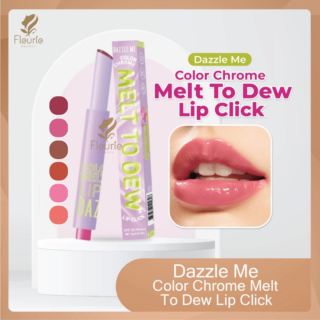 Jual Dazzle Me Color Chrome Melt To Dew Lip Click 2gr - Lipstick Pen ...