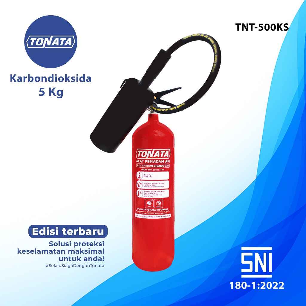 Jual Tonata APAR Karbondioksida CO2 Set Komplit 5Kg | Shopee Indonesia