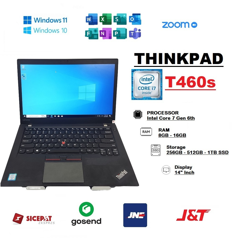 Jual MURAH LAPTOP LENOVO THINKPAD T460s Intel Core 7 Gen 6th Ram 8GB UP ...