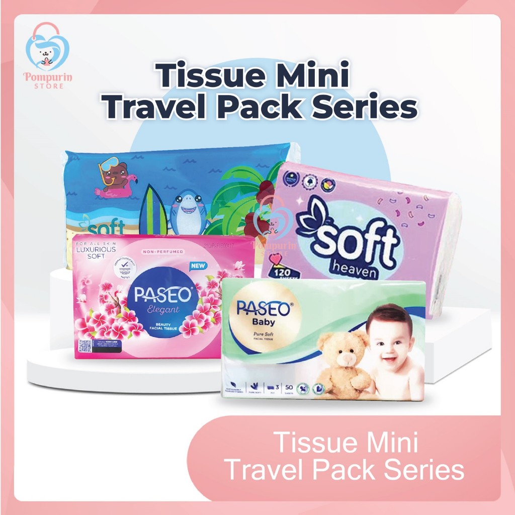 Jual Tissue MINI Travel Pack Series - Soft Heaven 50s / Mini Soft Pack ...