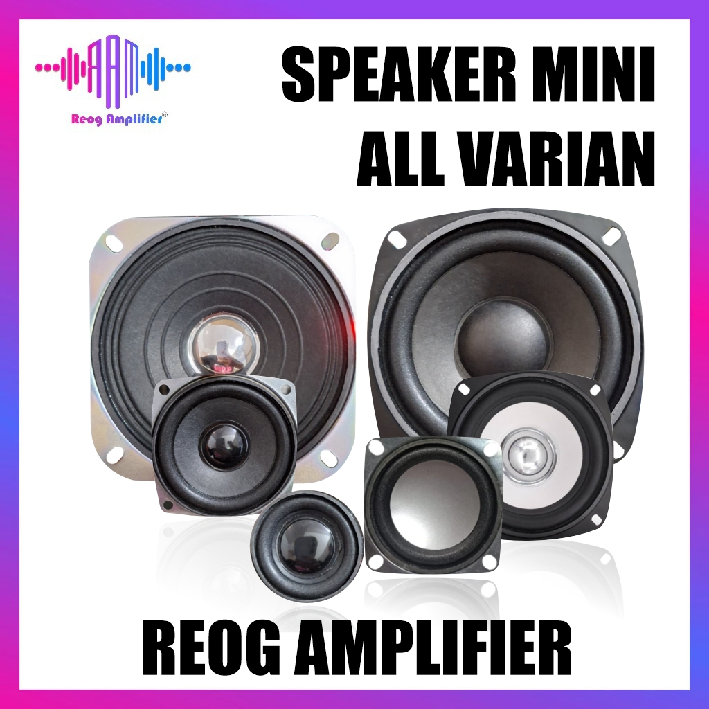 Jual SPEAKER 2 - 4 INCH MAGNET SEDANG 4 OHM 3-20 WATT FULL RANGE Wofer | Shopee Indonesia