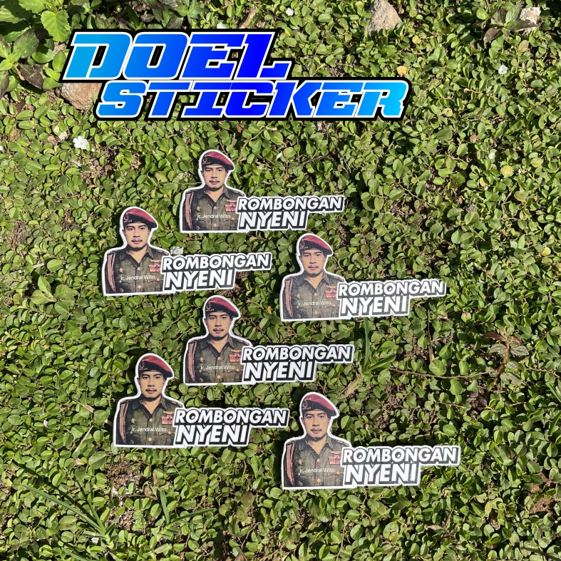 Jual Stiker Vinyl Jendral Wito Pahlawan Reproduksi Rombongan Nyeni ...