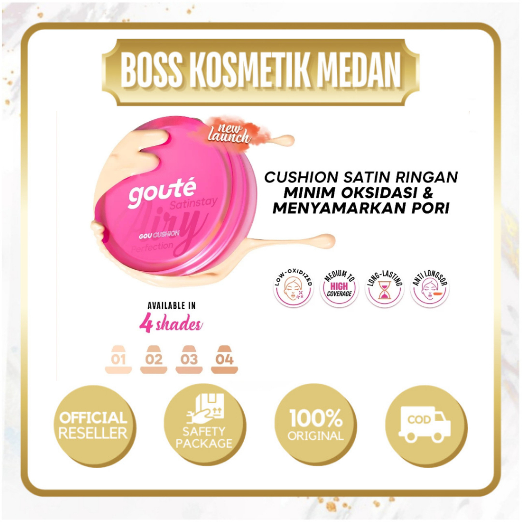 Jual GOUTE Goucushion SatinStay Airy Perfection Cushion 15gr | Shopee ...