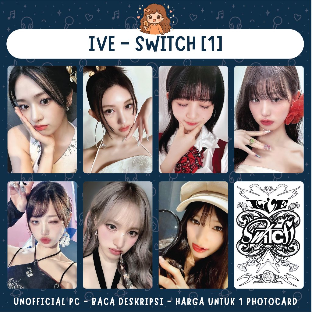 Jual [UNOFFICIAL PHOTOCARD] IVE - SWITCH [1] | Shopee Indonesia